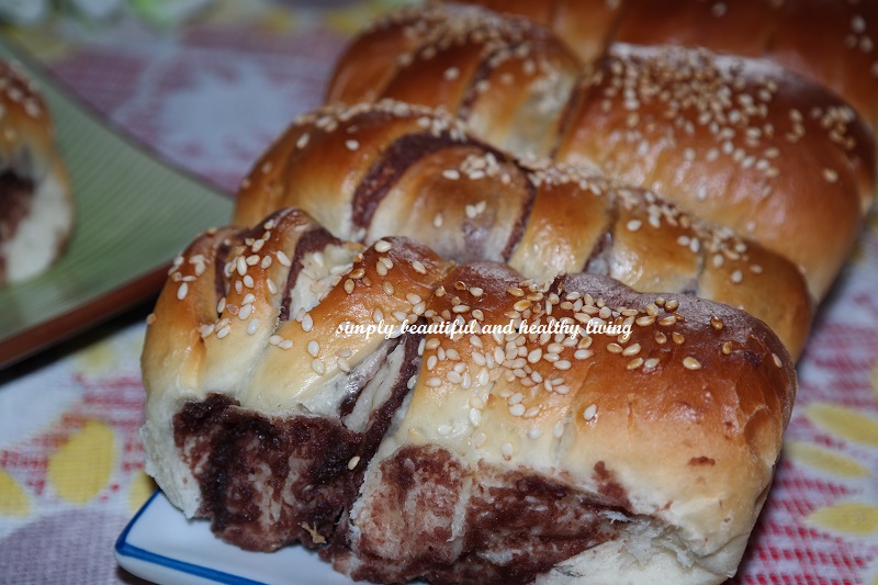 simply beautiful and healthy living: Red Bean Paste Rolls using ...