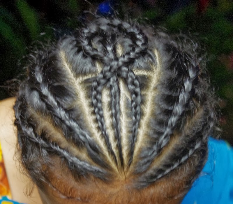 Braids & Hairstyles for Super Long Hair: Micronesian Girl~ Cross-Over ...