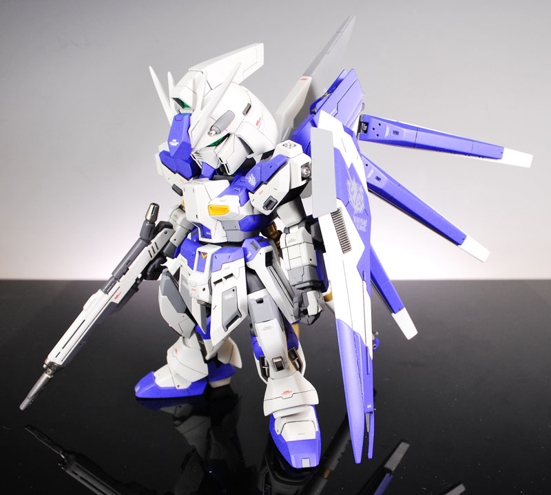 GUNDAM GUY: SD RX-93-V2 Hi-V Gundam - Custom Build