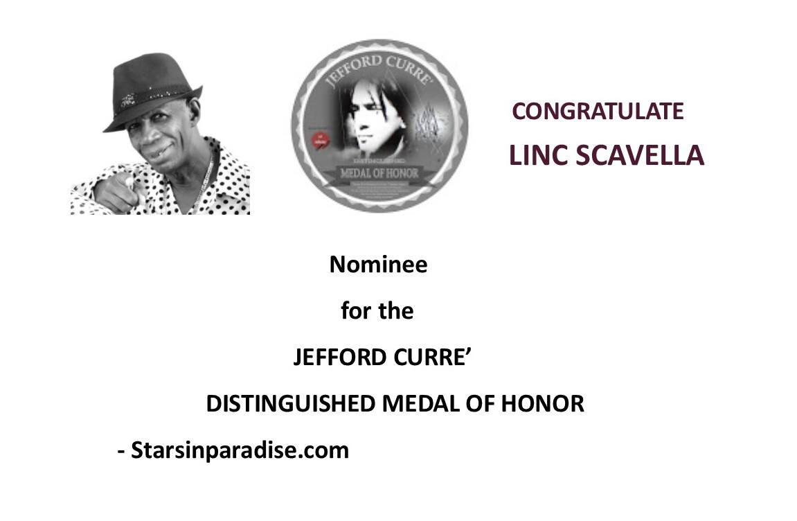Stars In Paradise : LINC SCAVELLA nominated for the "JEFFORD CURRE ...