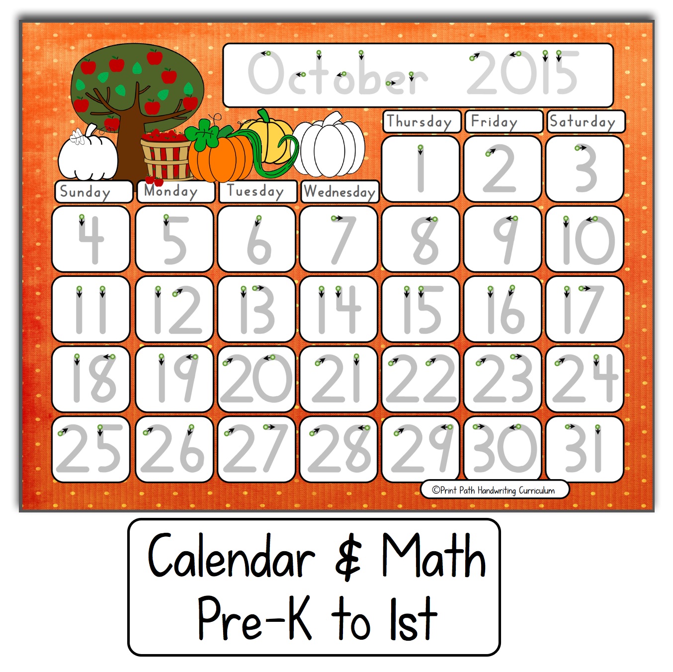Capitals First! by Print Path: Using Calendars for Number Fluency and ...