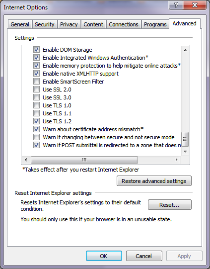 Enable TLS 1.1 and TLS 1.2 on Windows Server 2008 R2 and IIS 7.5 – Marvin Sugirin
