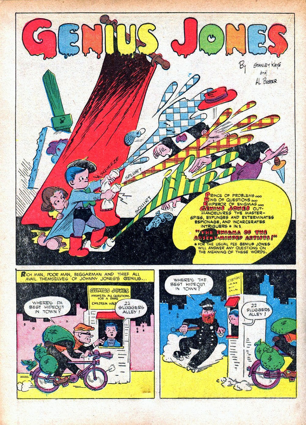 Ominous Octopus Omnibus: Genius Jones - ADVENTURE COMICS #80