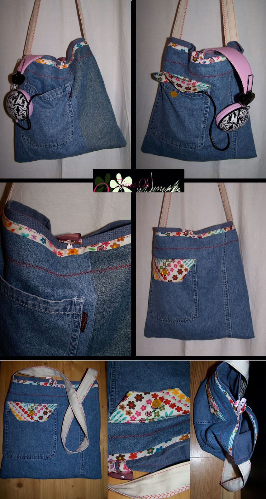 Sac en jeans pour jeune fille...