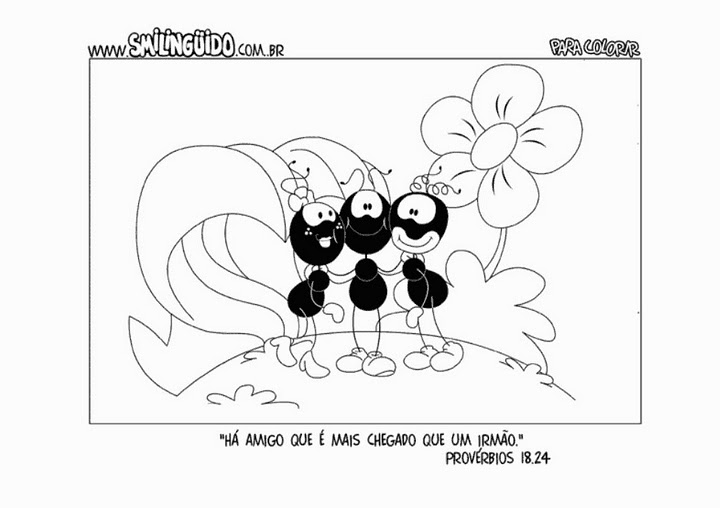 Desenhos do Smilinguido para colorir-ESPAÇO EDUCAR