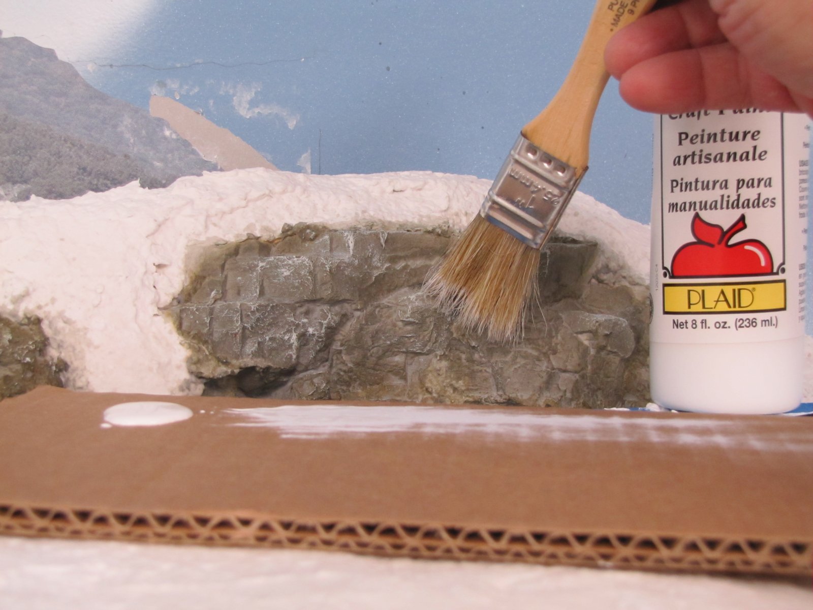 Ed's Retirement Railroad: Rock Finishing