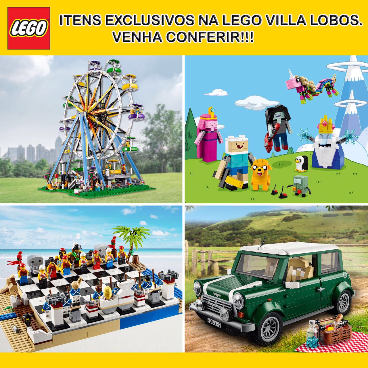 LEGO - Sets Exclusivos disponíveis na Loja Villa Lobos-SP - Brincando ...
