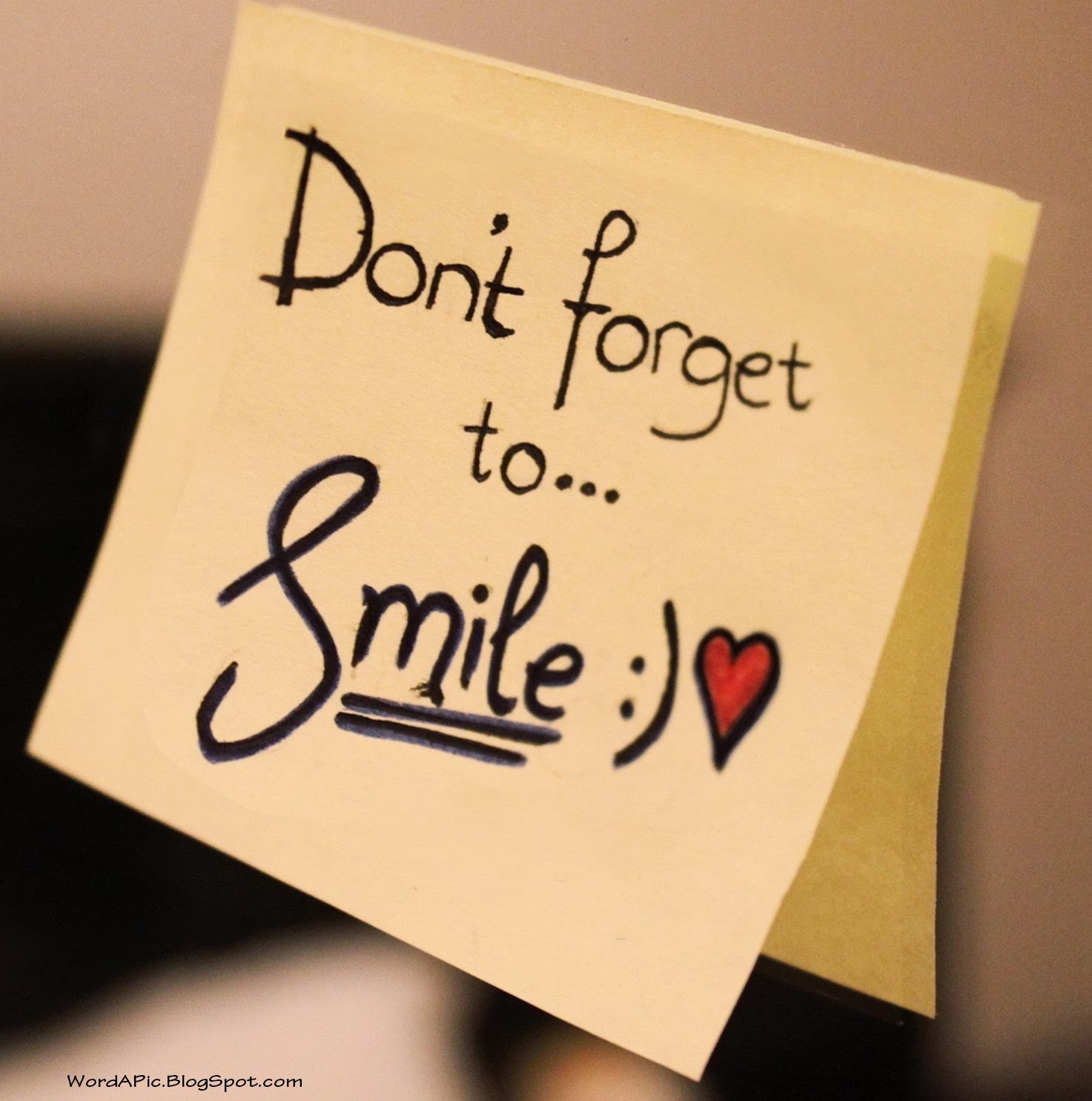 Pics With Words: Smile Smile Smile!