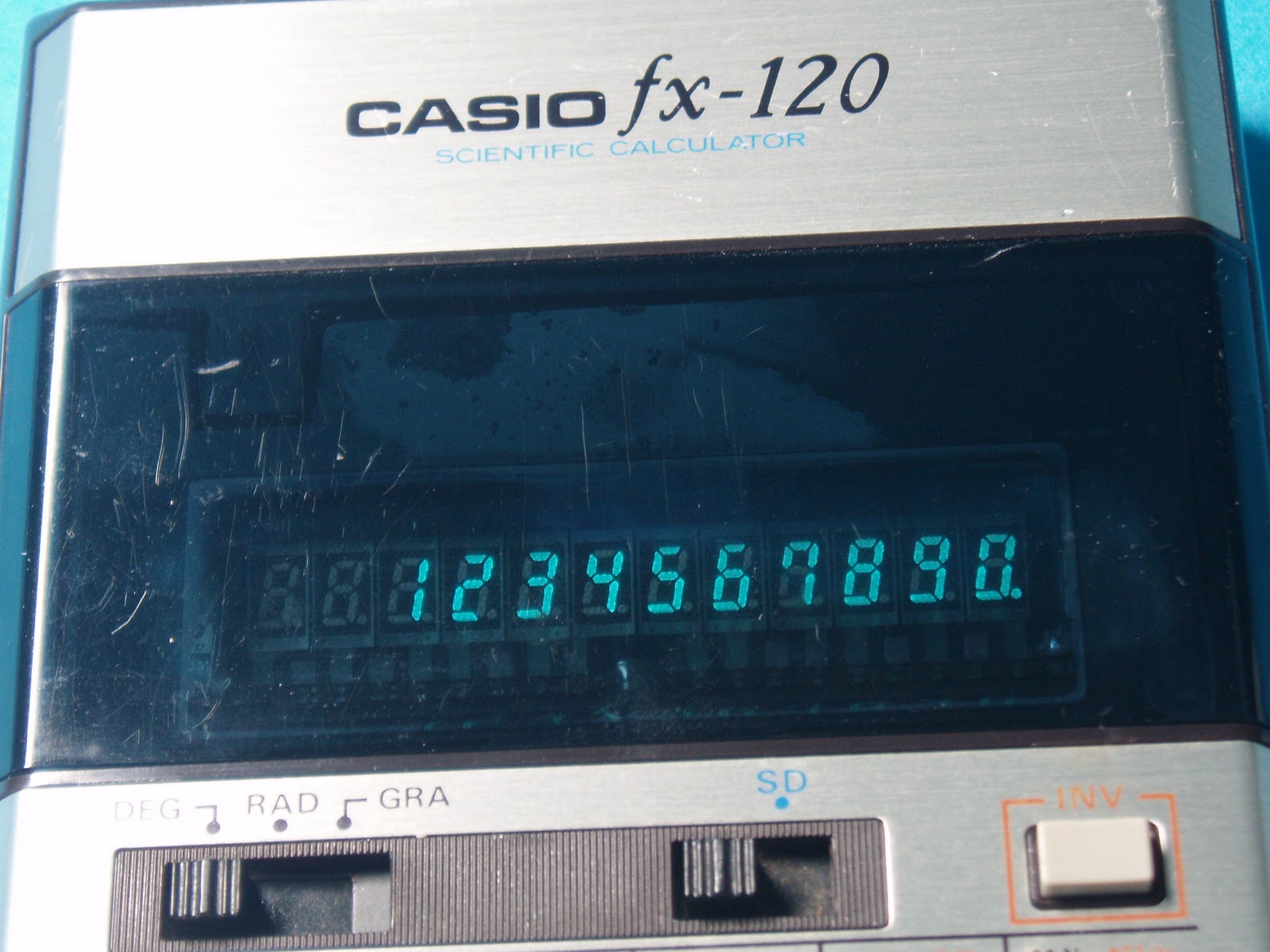 Vintage Calculator Museum: Vintage Casio fx-120 10 Digit Scientific ...