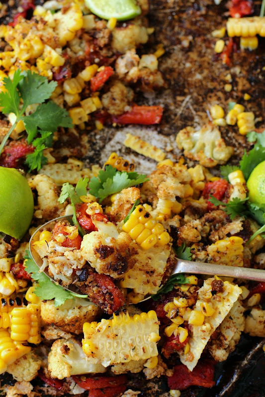 Milk and Honey: Corn and Cauliflower Salad