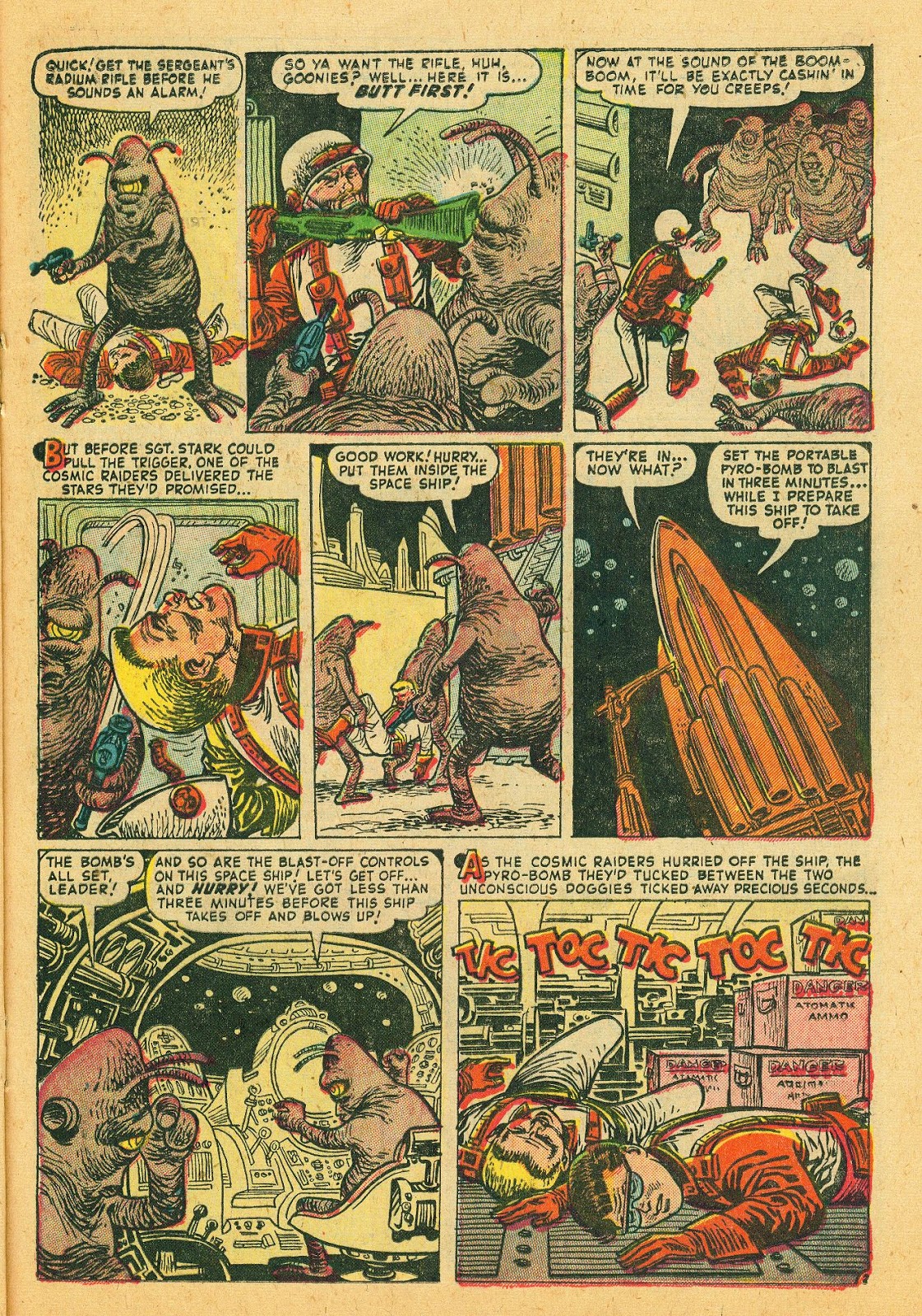 Last of the Spinner Rack Junkies: Speed Carter SPACEMAN by Joe Maneely 1953