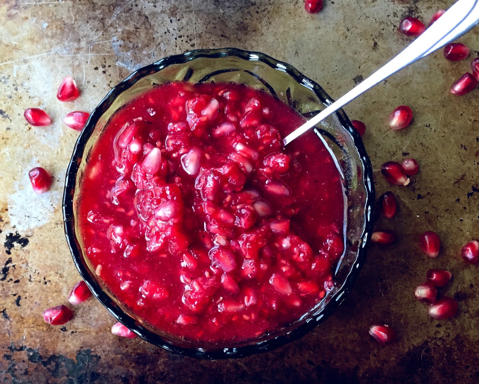 Pomegranate and Raspberry Chutney in In the Orchard, the Swallows ...
