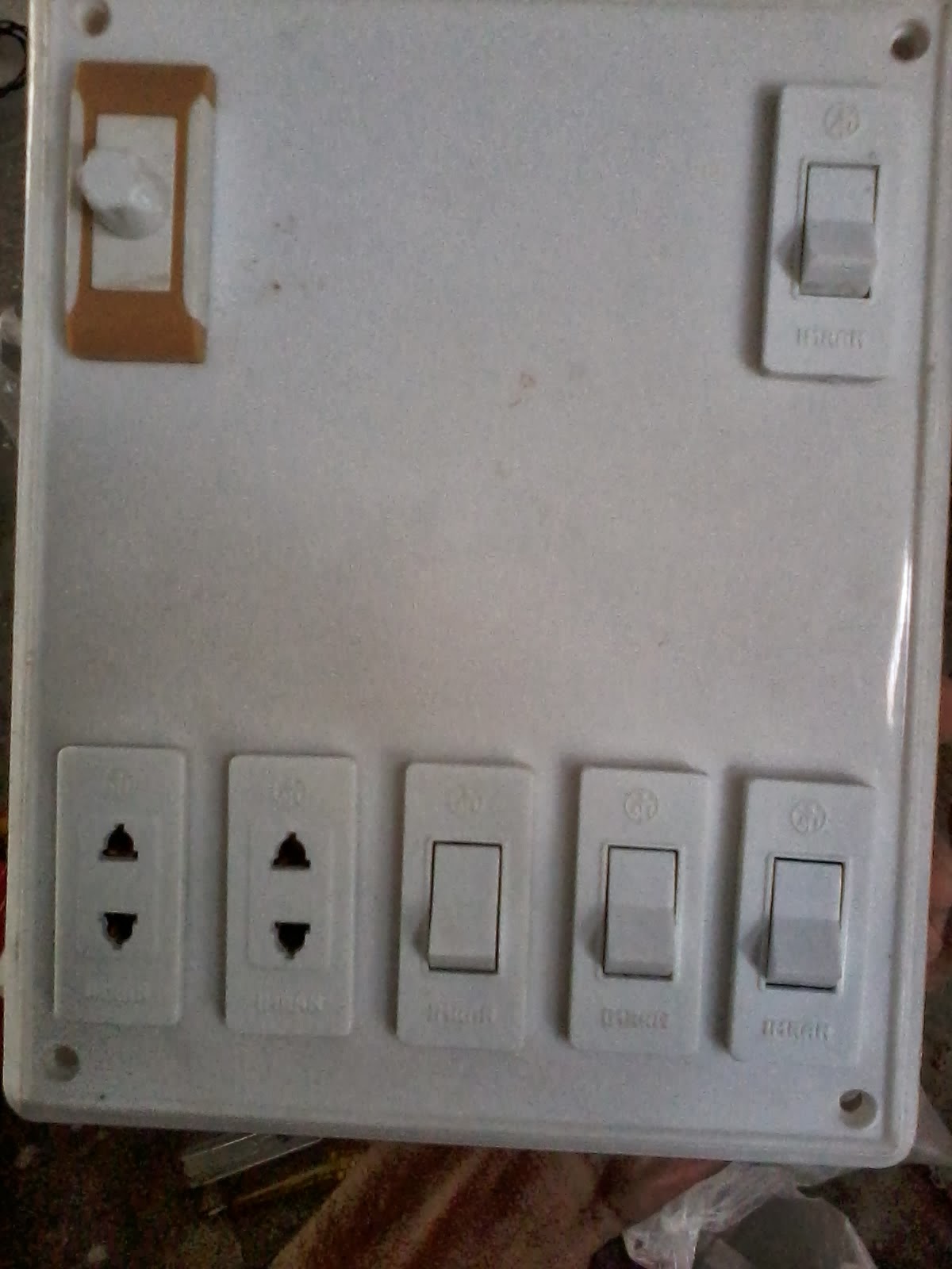 Great information source: Electrical board