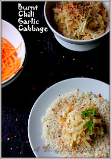 Burnt Chili Garlic Cabbage Stir-fry