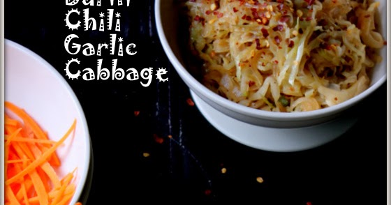 Burnt Chili Garlic Cabbage Stir-fry