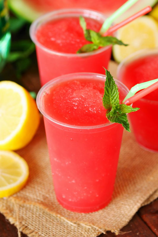 {Kid-Friendly} Watermelon Slush - The Kitchen is My Playground