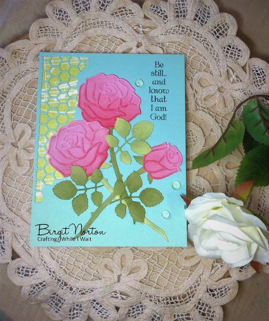 Crafting While I Wait: Be Still and know.... Dies R Us ~ Flowers