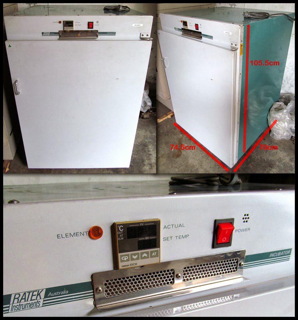 2nd MACHINE: Incubator, SP93, Ratek Instruments