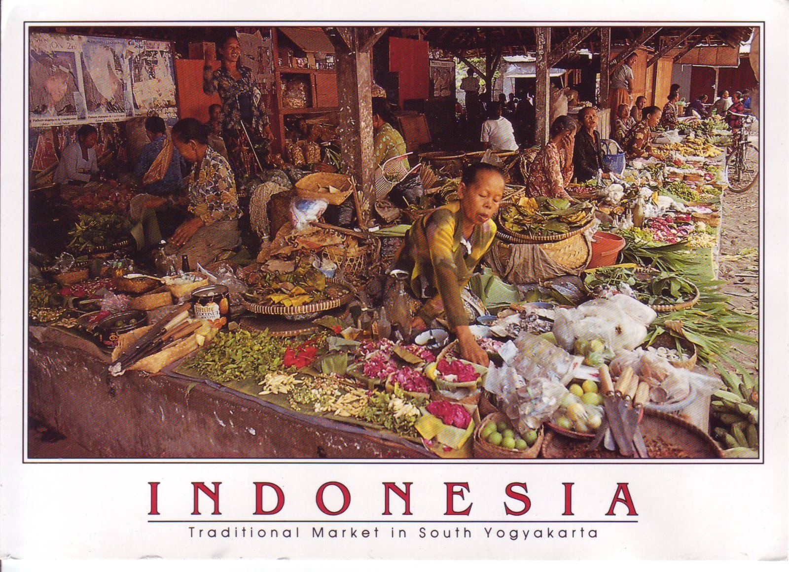 The World in Postcards - Sabine's Blog: Traditional Market in Indonesia