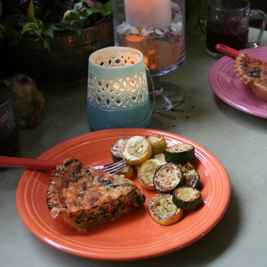 The Rainforest Garden: Roasted Red Pepper Quiche - By Mrs. Rainforest ...