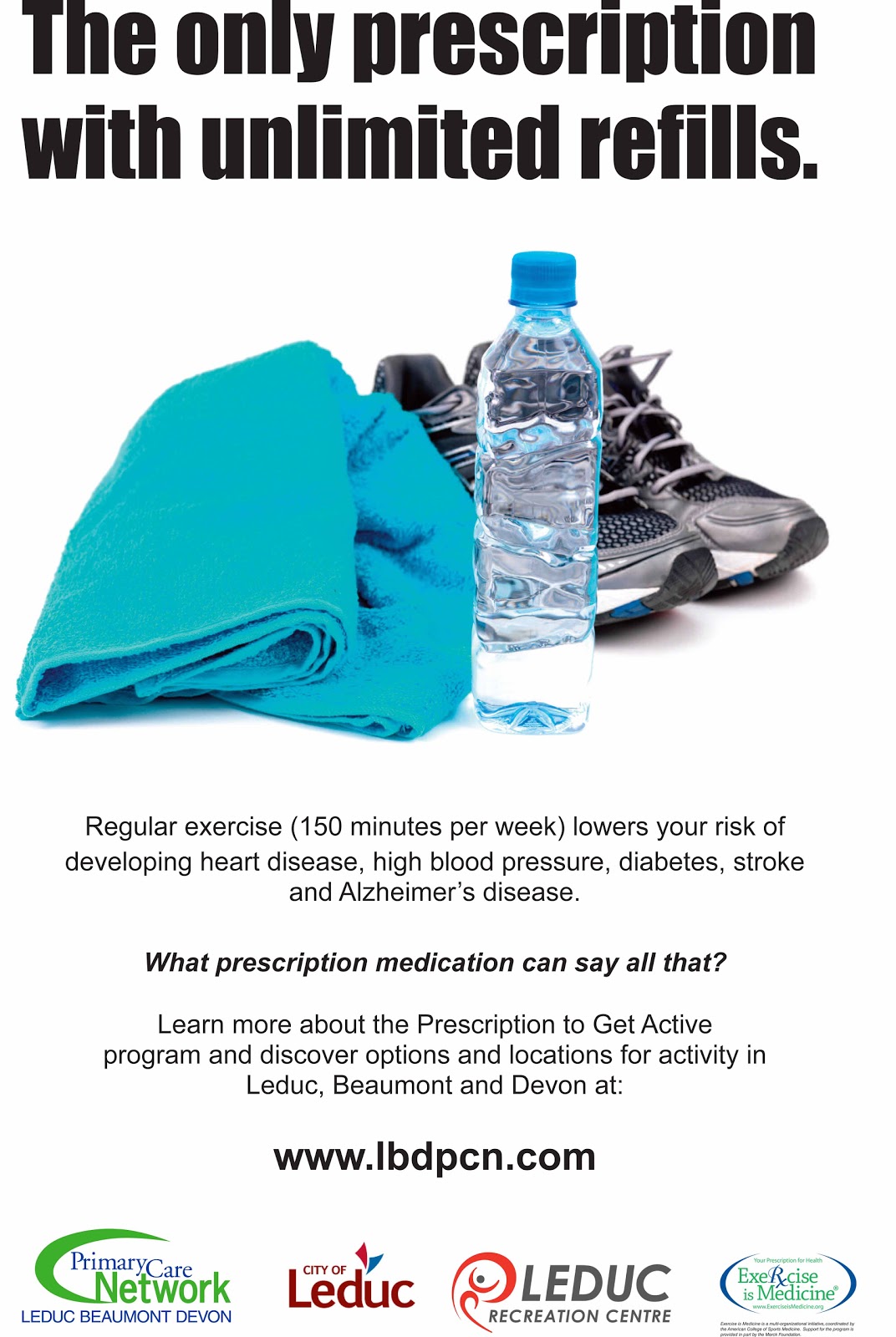Prescription To Get Active: Promotion Posters