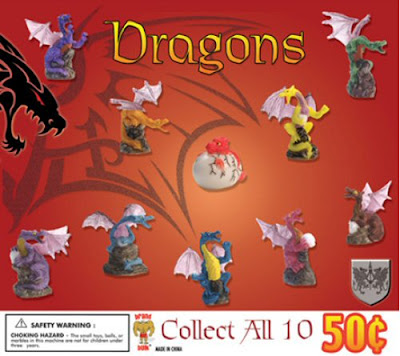 Little Weirdos: Mini figures and other monster toys: 'Dragons' vending ...