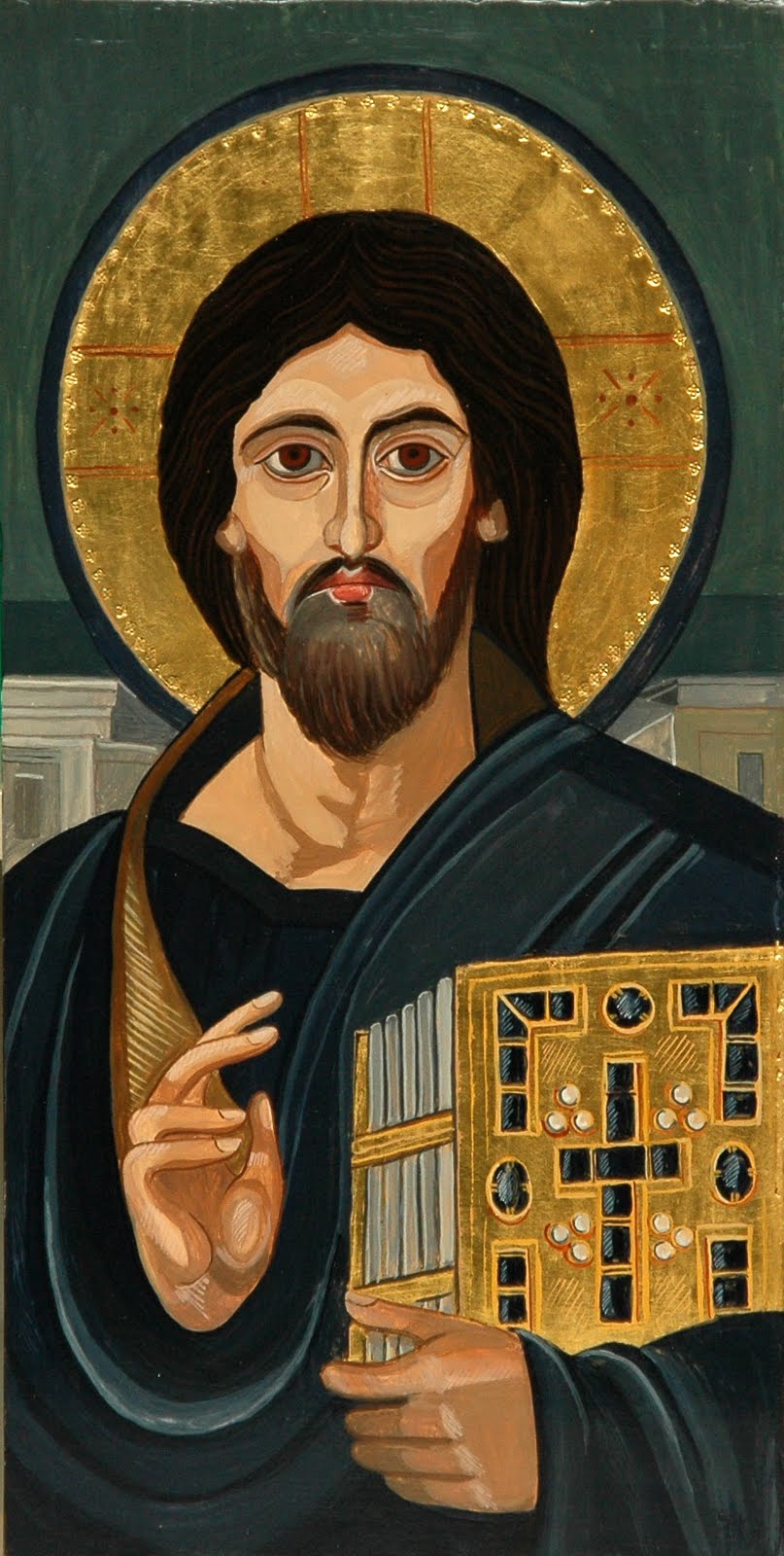 Ikonen- Bilder in Gold: Christos Pantokrator