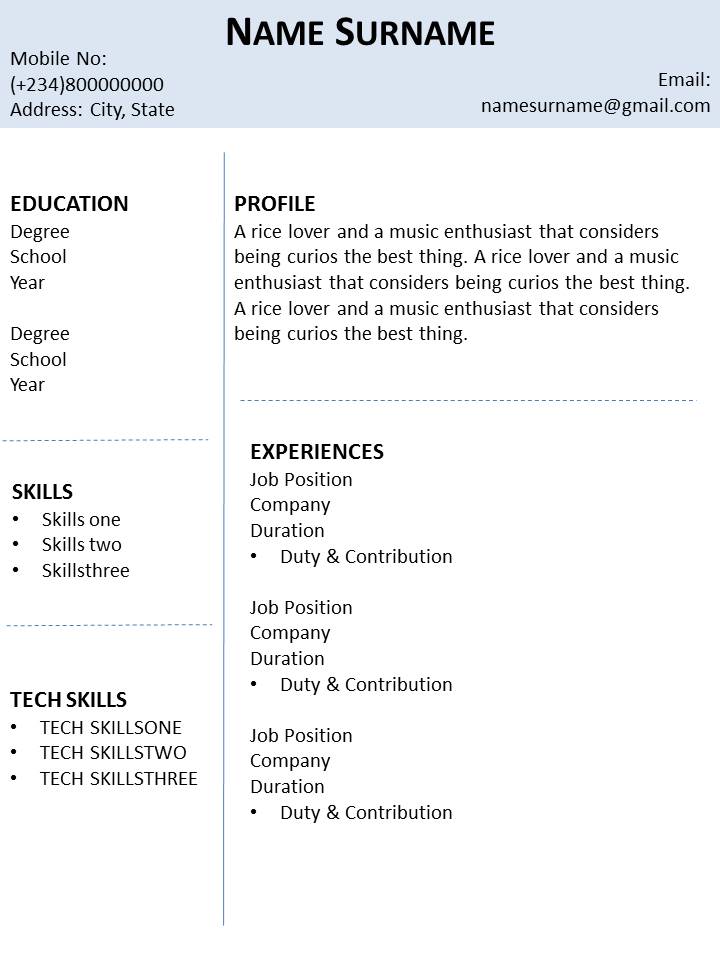 How to Create a Resume Template using Powerpoint