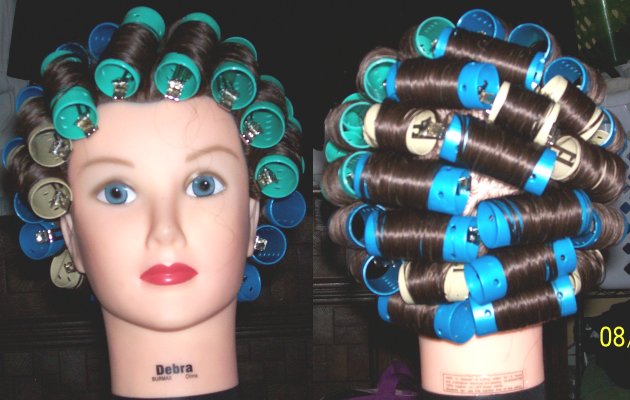 PurpleBubba's Cosmetology School Journey: Day 15 ~ Rollers & Round ...