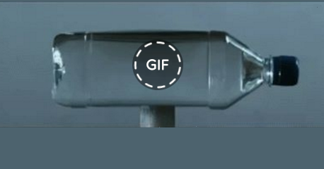 bullet hitting bottle of water - MechanicsTips