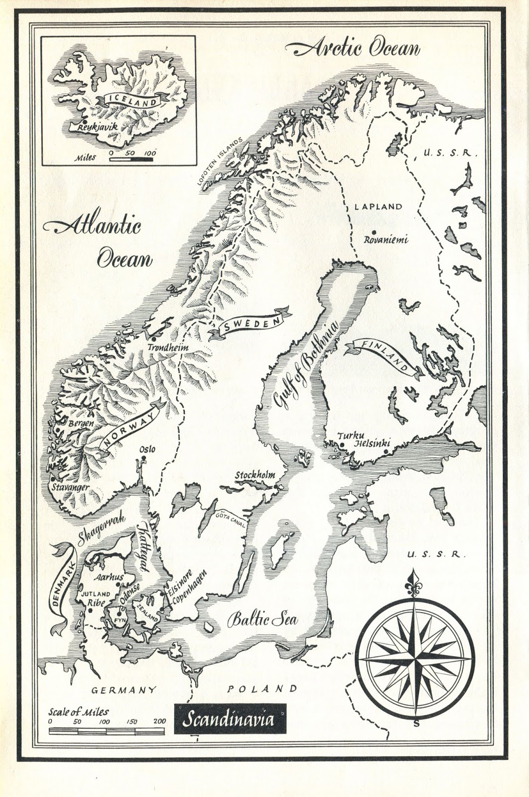 Free Scrapbooking & Junk journal printables - Vintage Maps