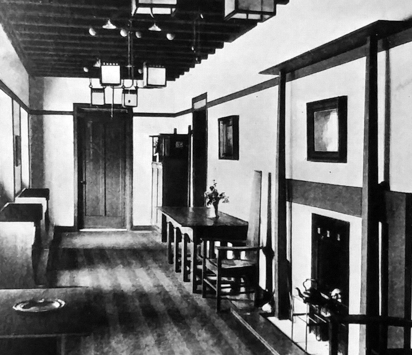 Tour Scotland: Old Photograph Interior William Davidson House Glasgow ...