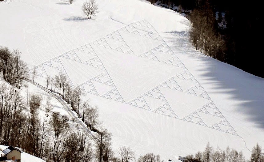 Enchanted Art: Simon Beck's Snow Art