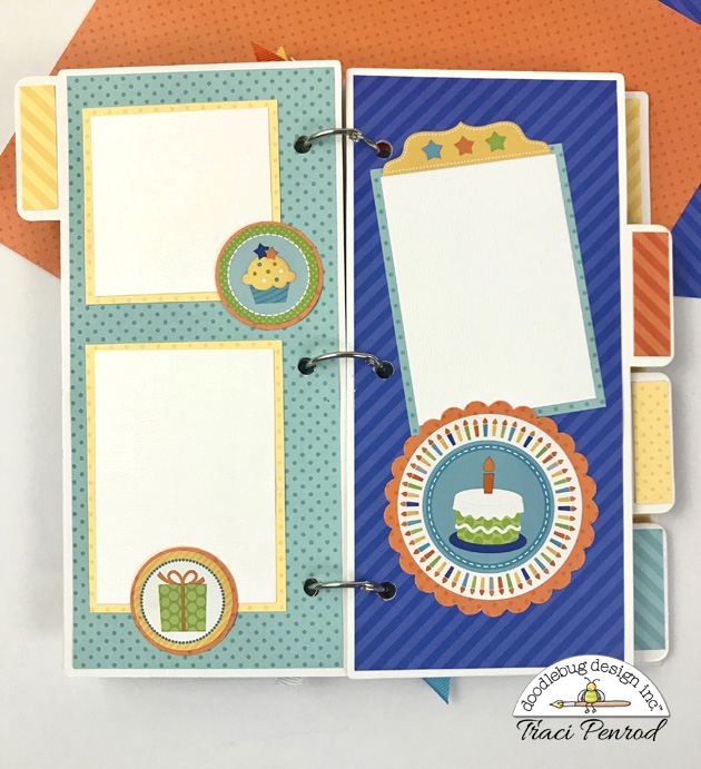 Doodlebug Design Inc Blog: Petite Prints Birthday Mini Album | with Traci