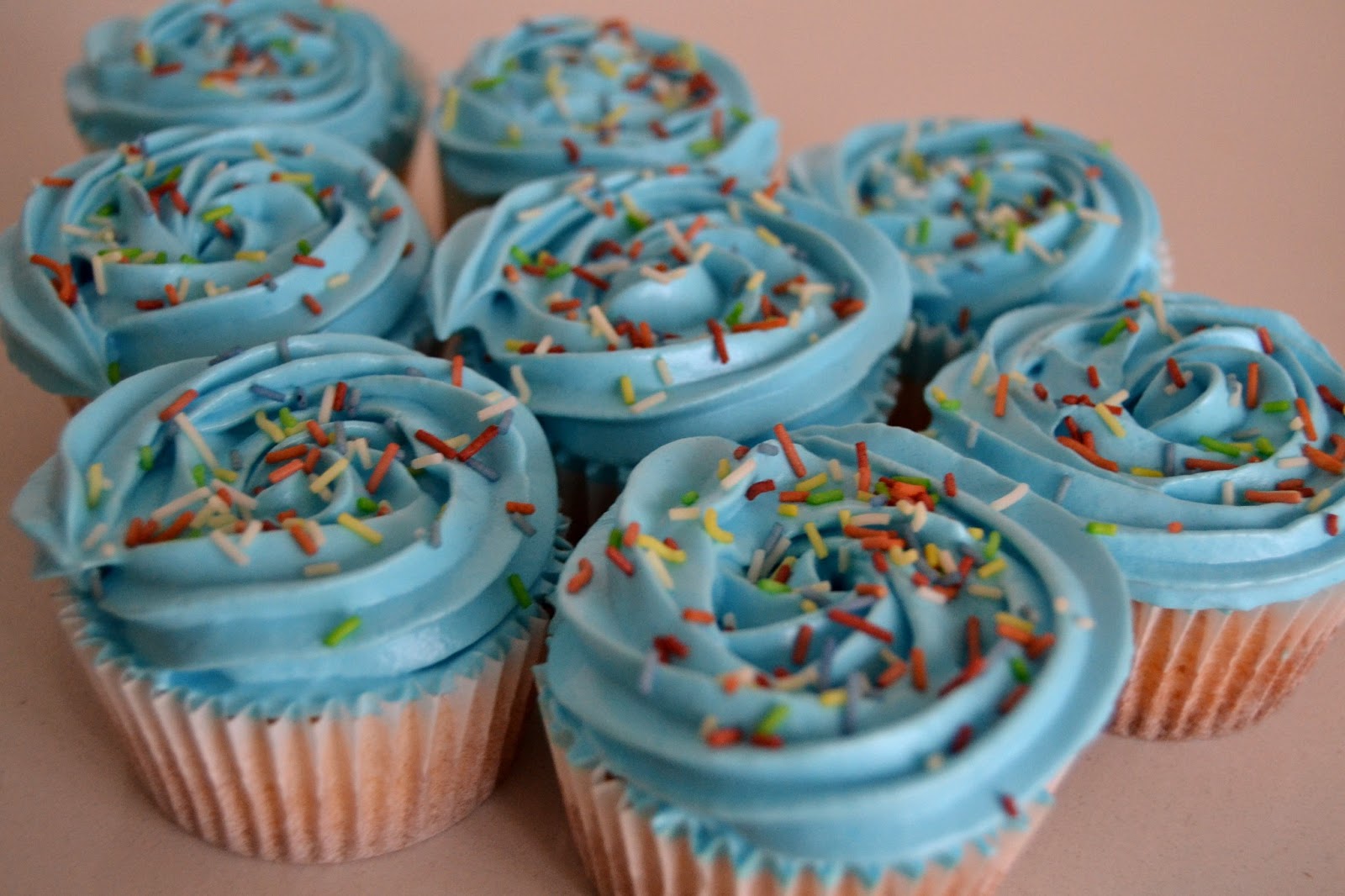 Diario Lady Art : ¡¡Cupcake azul de vainilla!!