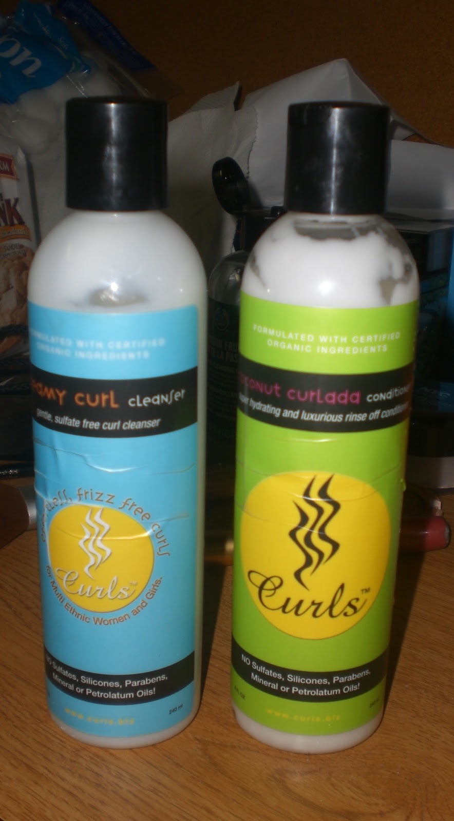 Cotton Candy Fro: Curls Creamy Curl Cleanser an Cocounut Curlada ...
