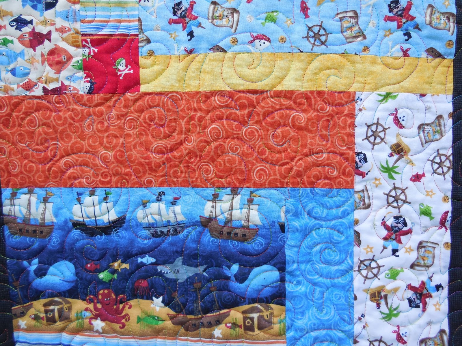 Quilting at Mistletoe Hollow: Shari's Pirate Quilt