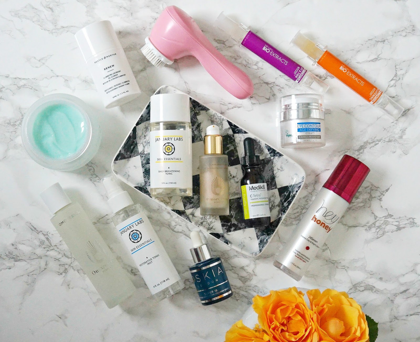 My current morning skincare routine featuring Omorovicza, Hey Honey ...