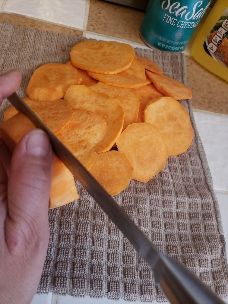 She Bangs.... Pots and Pans: Sweet And Spicy BBQ Sweet Potato Chips