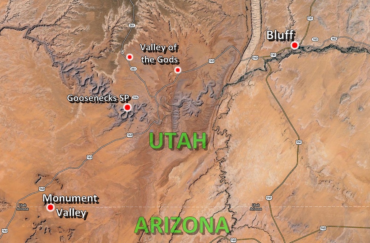 Coins du Monde: ÉTATS-UNIS - Arizona & Utah - Monument Valley & Wildcat ...