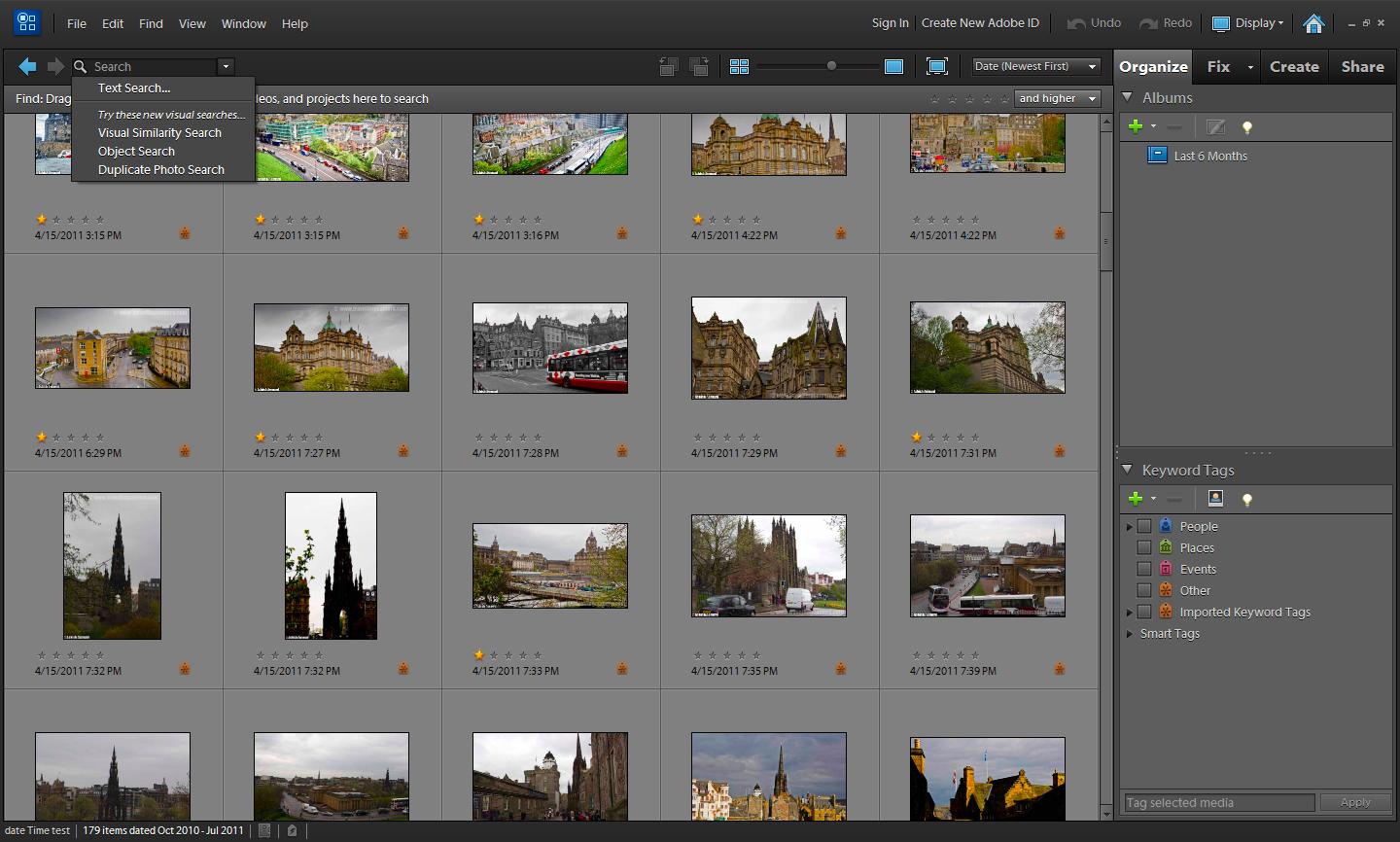 Finding duplicates is easy in Adobe Photoshop Elements Organizer Finding duplicates is easy in Adobe Photoshop Elements Organizer