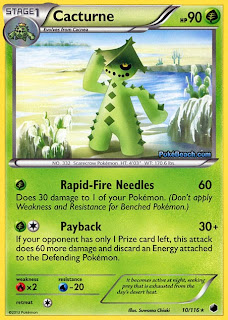 Cacturne -- Plasma Freeze Pokemon Card Review | PrimetimePokemon's Blog