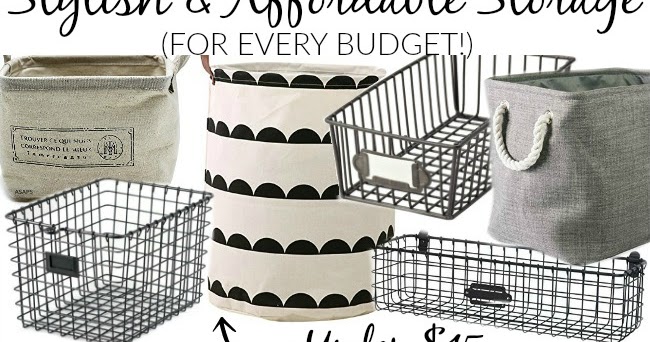 The Best Stylish and Affordable Storage For Every Budget | Little House ...