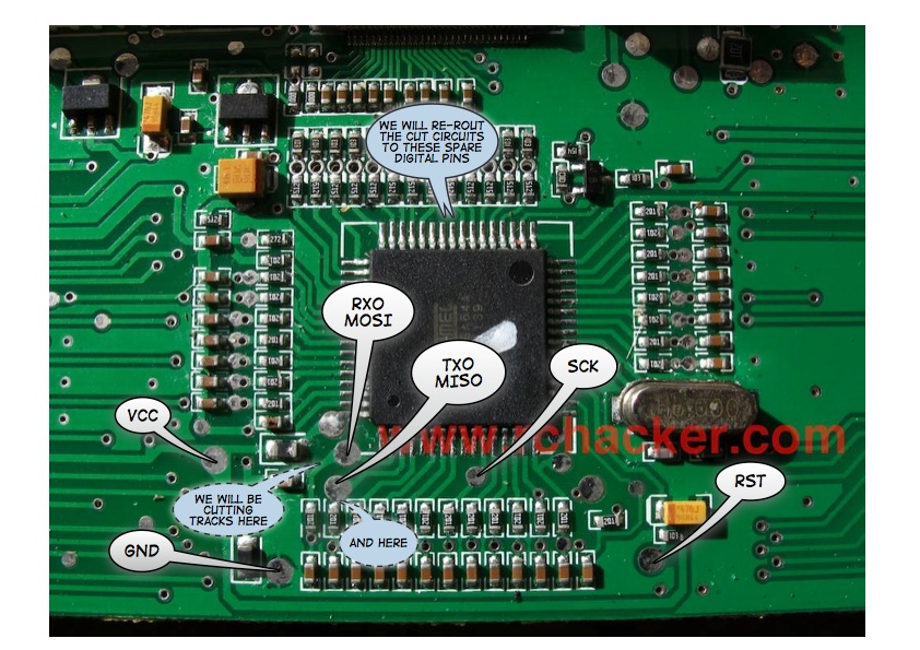 Digitalduino: FrSky DHT DIY 9x Mod with ER9x Integrated Telemtry