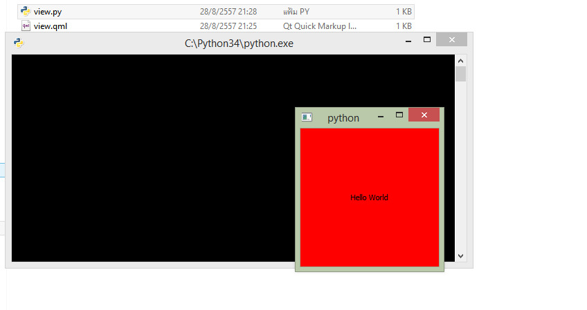 สร้าง GUI ด้วย PySide ตอนที่ 8 : สร้าง UI ด้วย QML ~ Python 3
