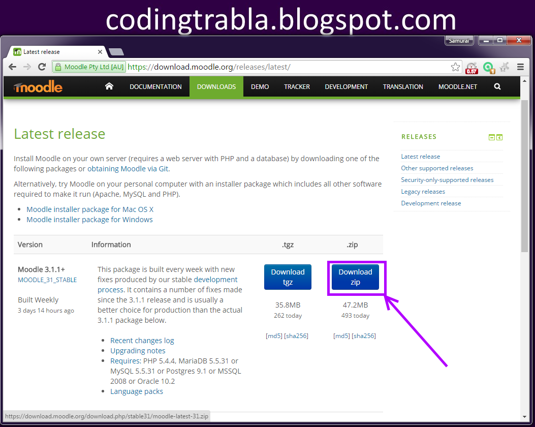 Codingtrabla Install Moodle 3 1 1 With Postgresql 9 5 4