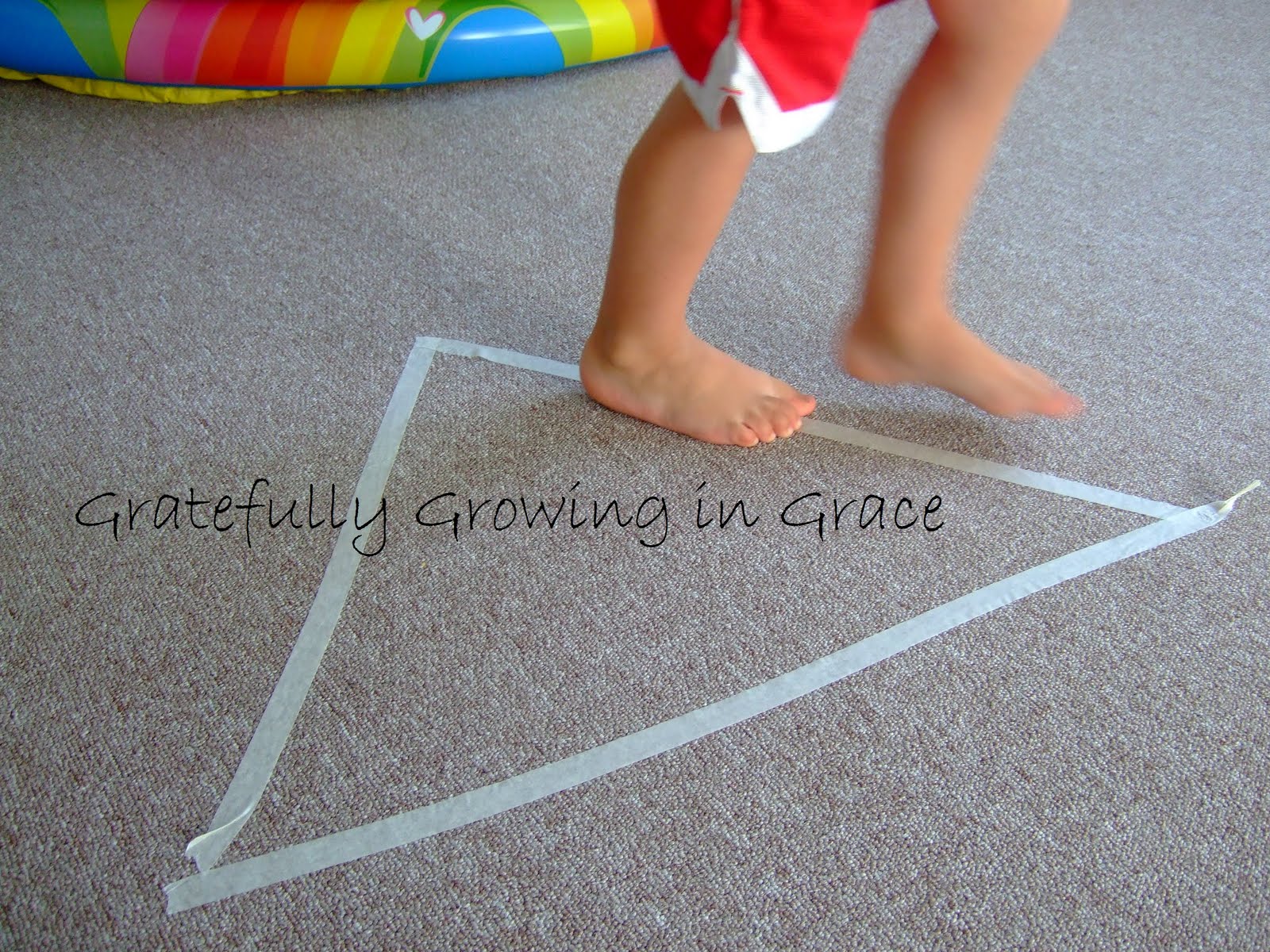 Tape Shapes - I Can Teach My Child!