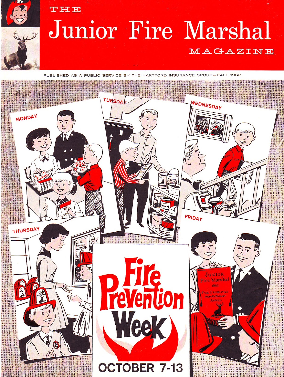 Mike Lynch Cartoons: The Junior Fire Marshal Magazine Fall 1962