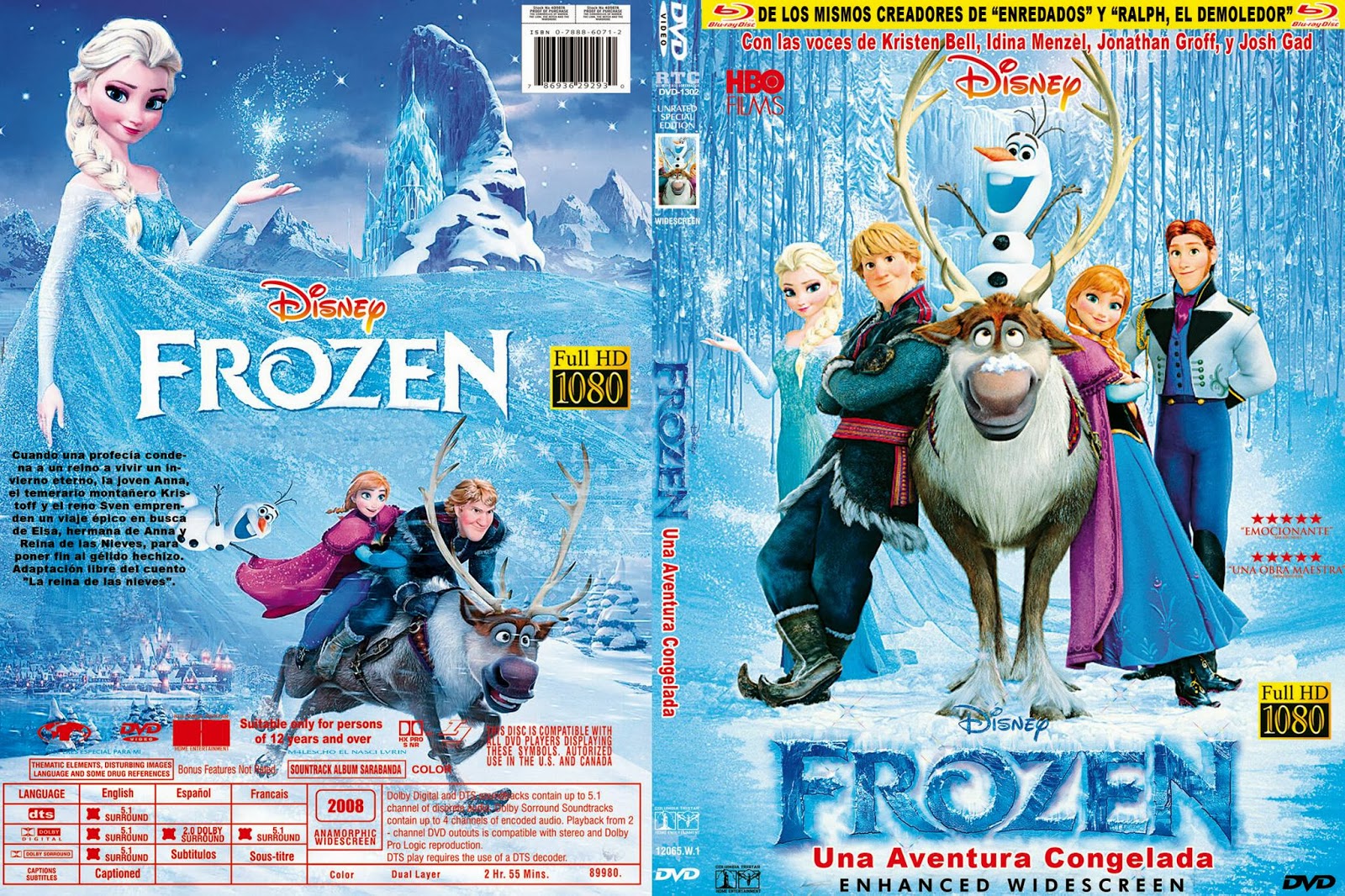Cover: FROZEN DVD