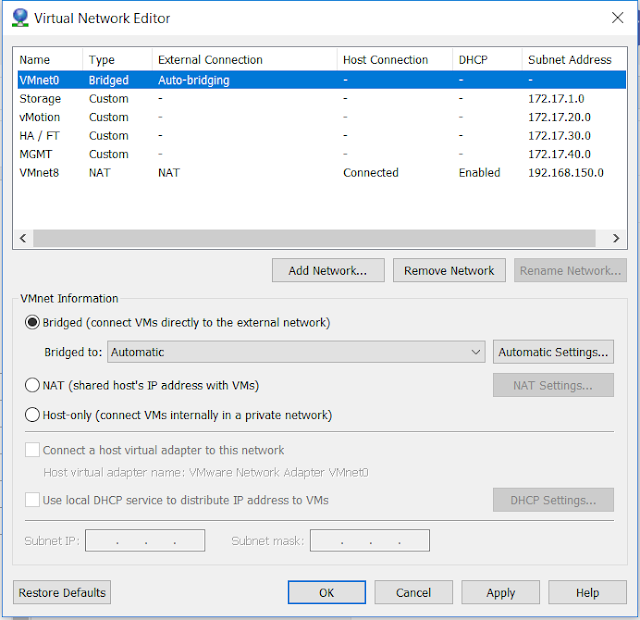 Plan and design your vSphere lab networking in VMware Workstation